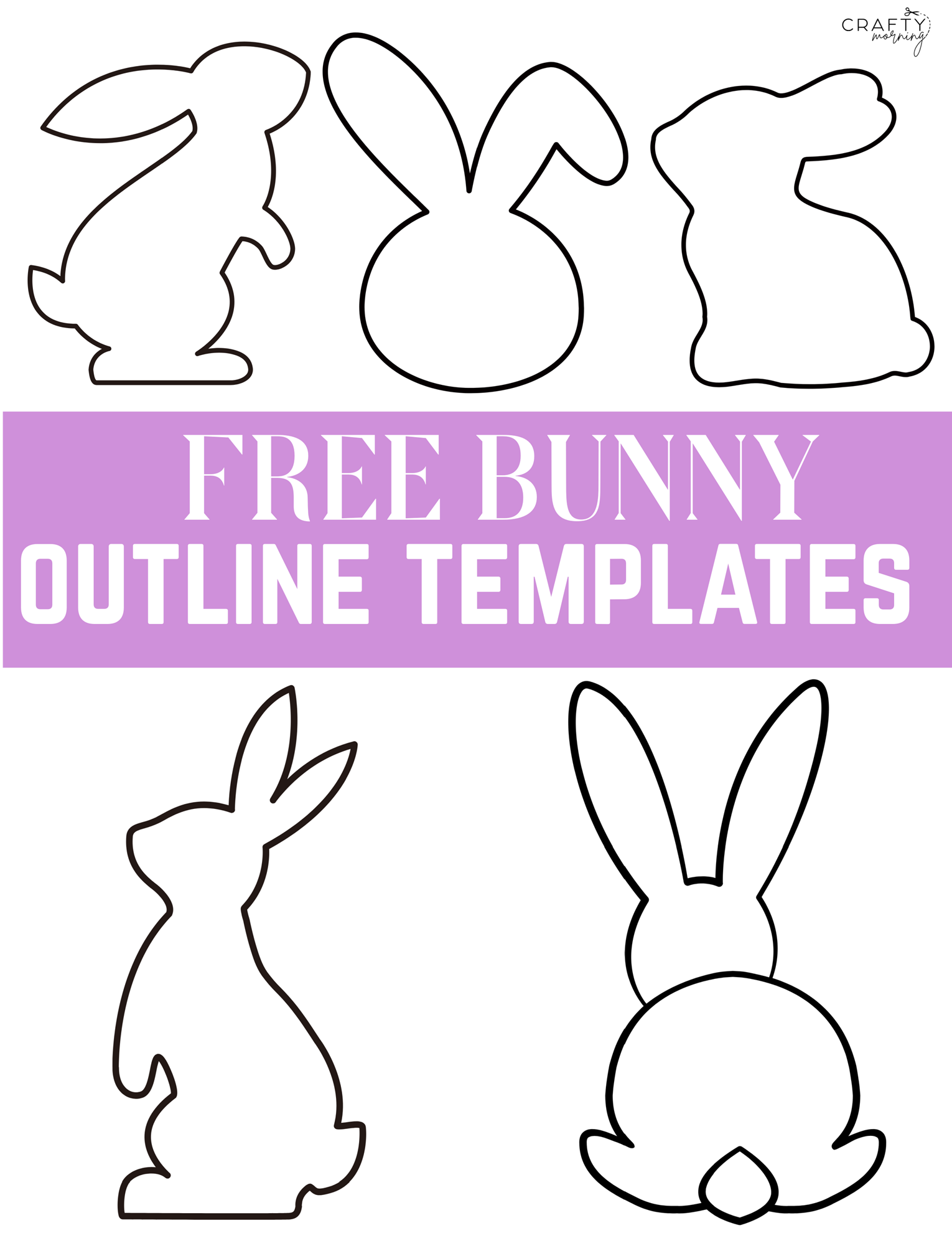 Bunny Template Free Printable - Printable Template